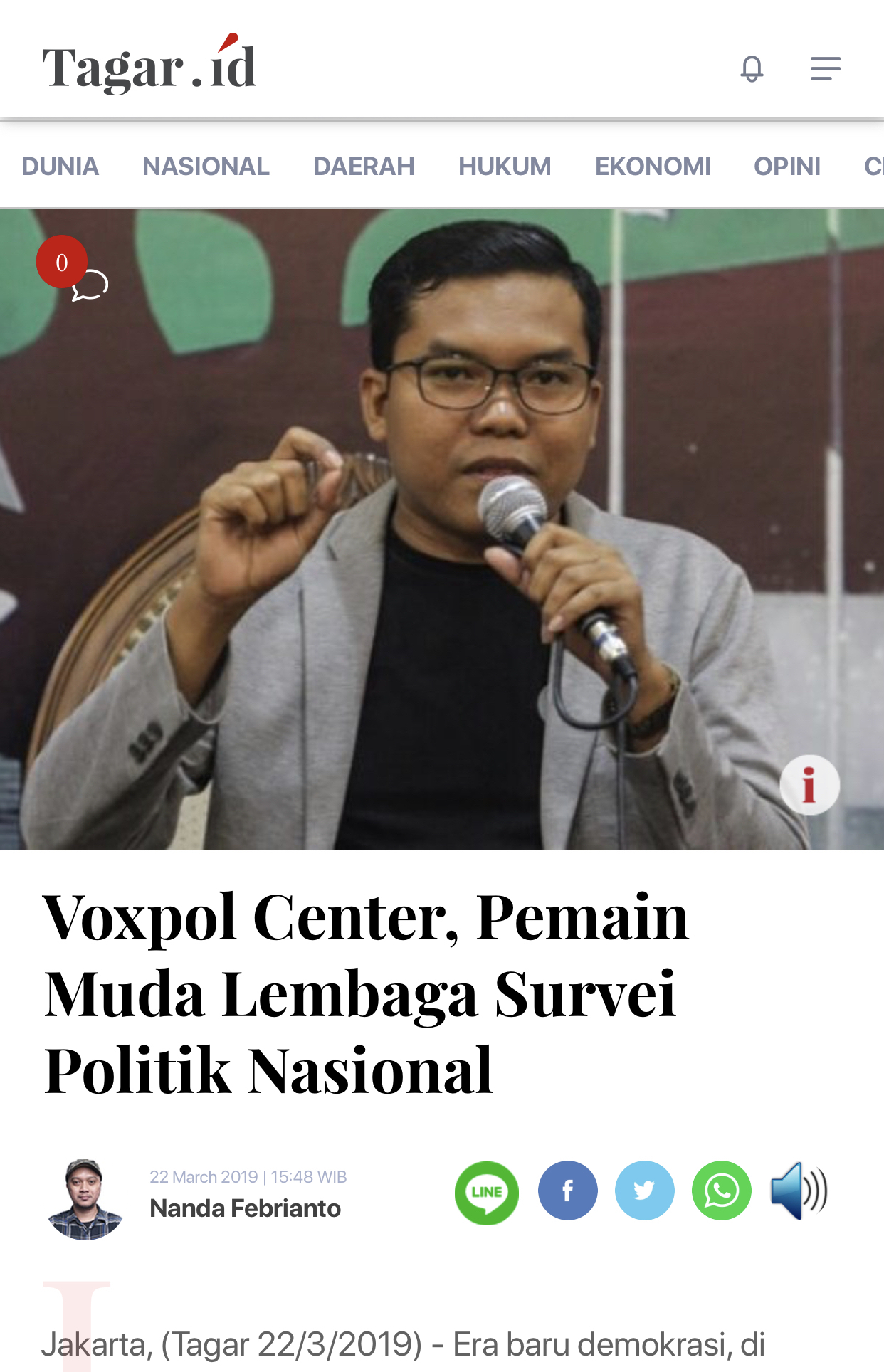 Konsultan Politik - Voxpol Center - Research and Consulting